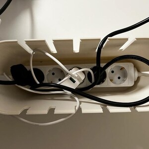 Extension Cord Cable Management Box - Clutter-free Wire Organizer With ...