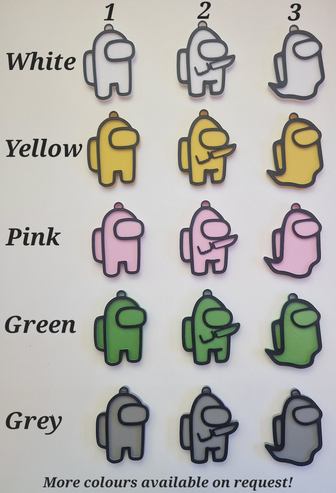 Among Us Crewmate Key Tags Perfect for Gifts and Accessories - Etsy