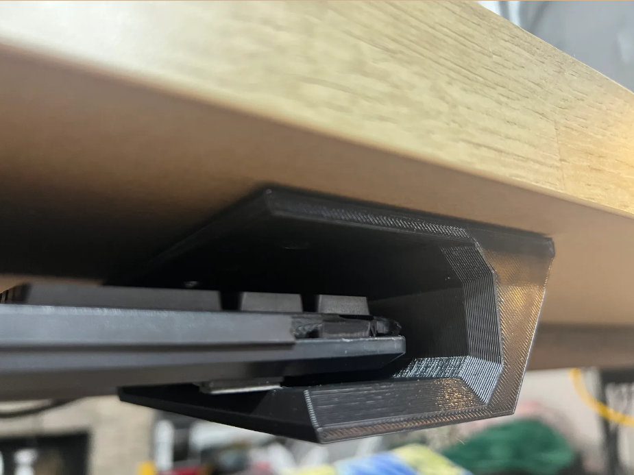 Under Desk Keyboard and Mouse Holder / Organizer - Easy Install - Etsy