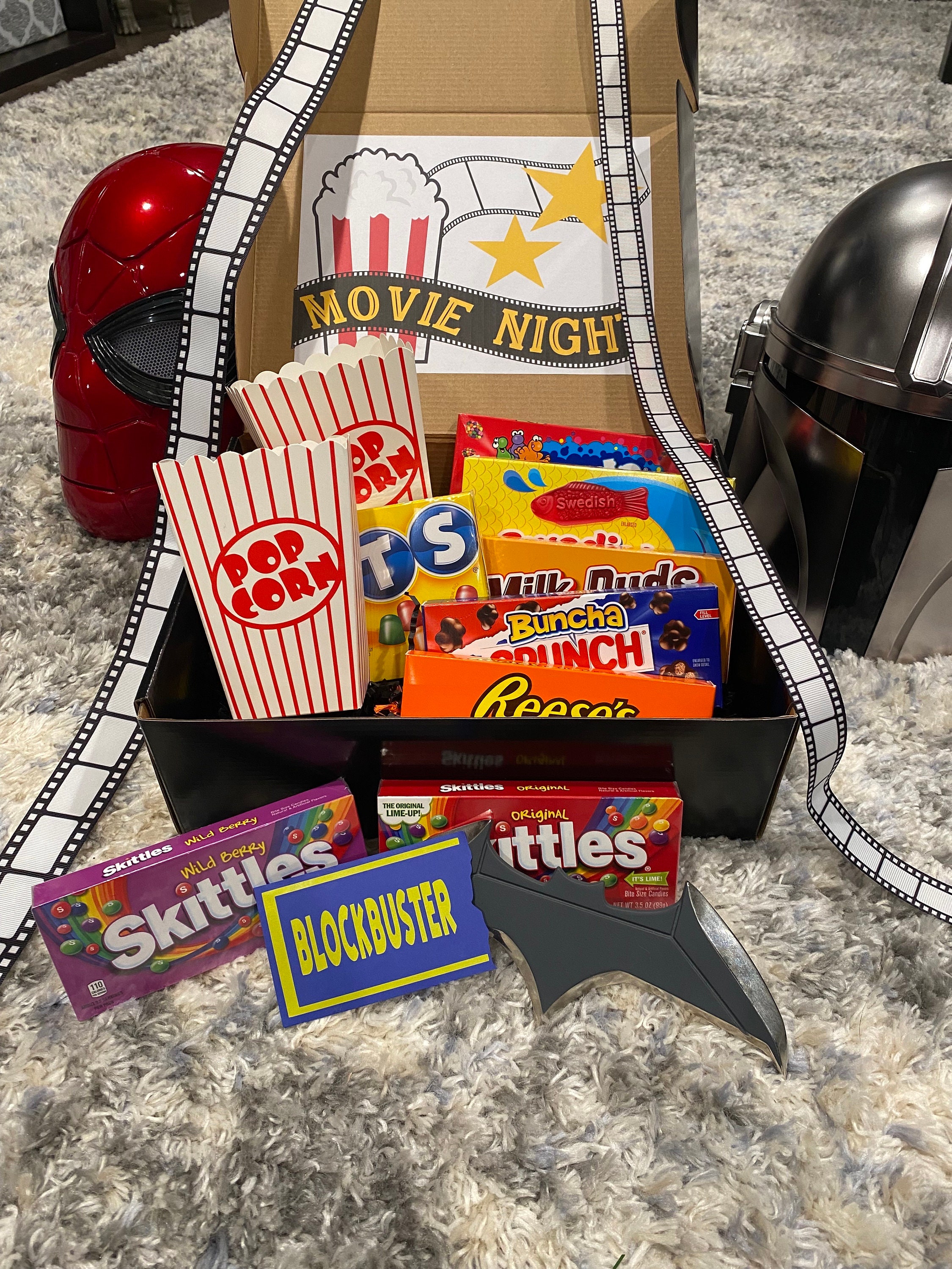The Home Theater Box/ Movie Box/ Movie Date Night Box - Etsy