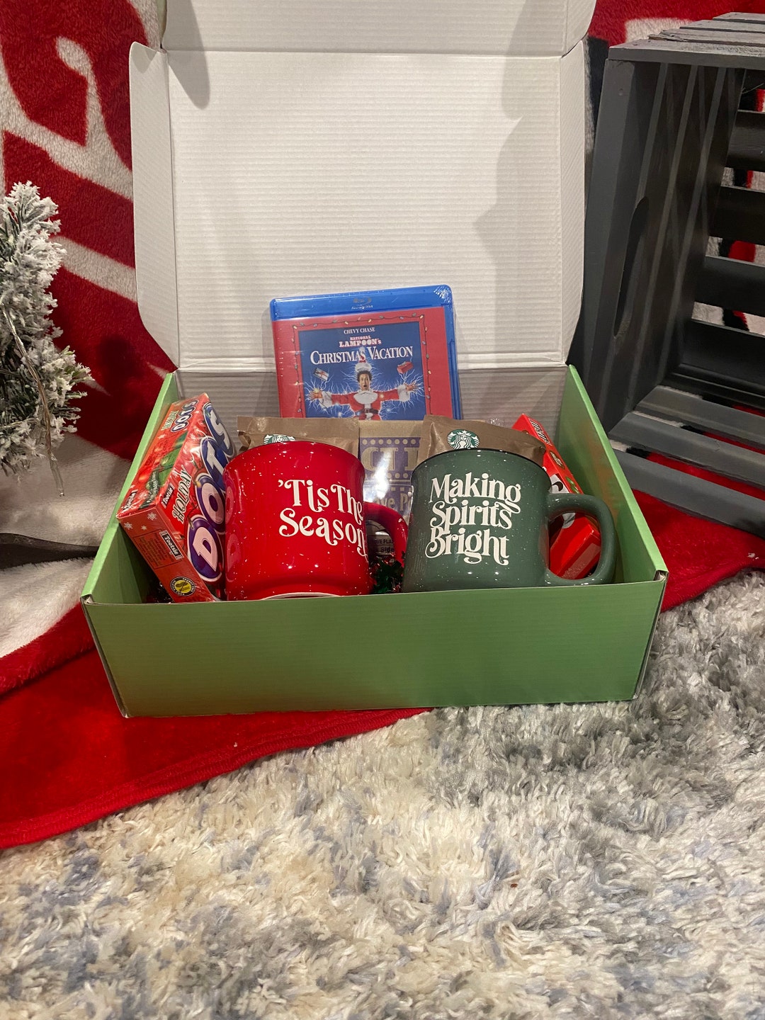 Christmas Movie Box/ Xmas Movie Box - Etsy