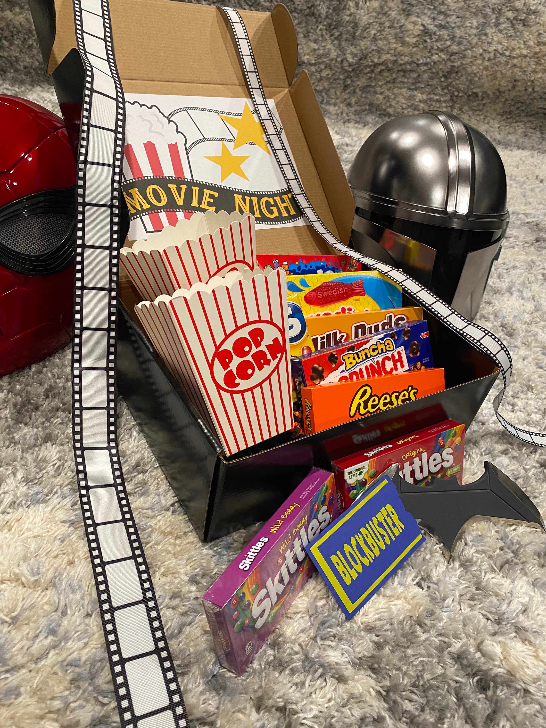 The Home Theater Box/ Movie Box/ Movie Date Night Box - Etsy