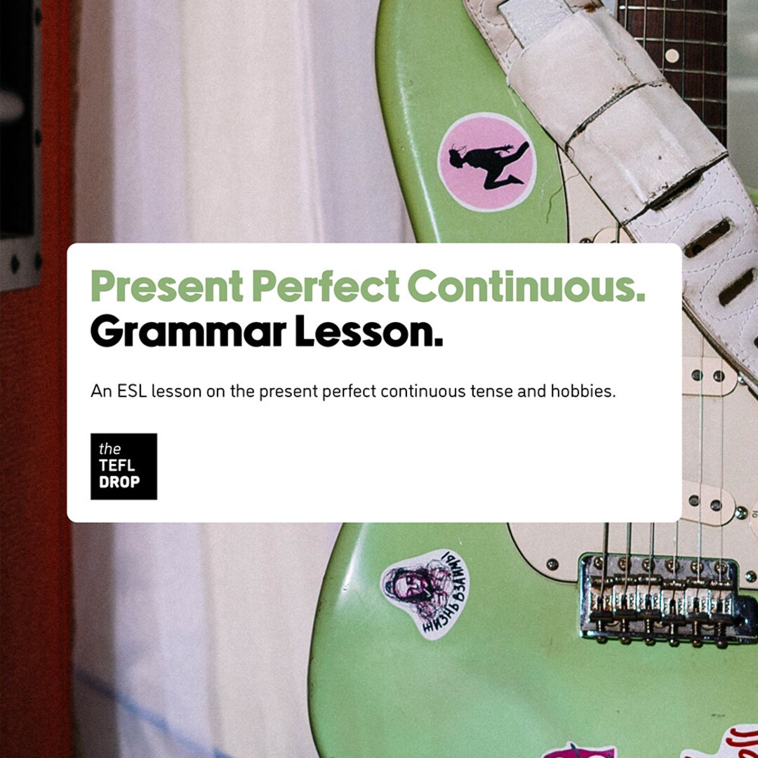 Present Perfect Continuous Grammar Lesson - Etsy