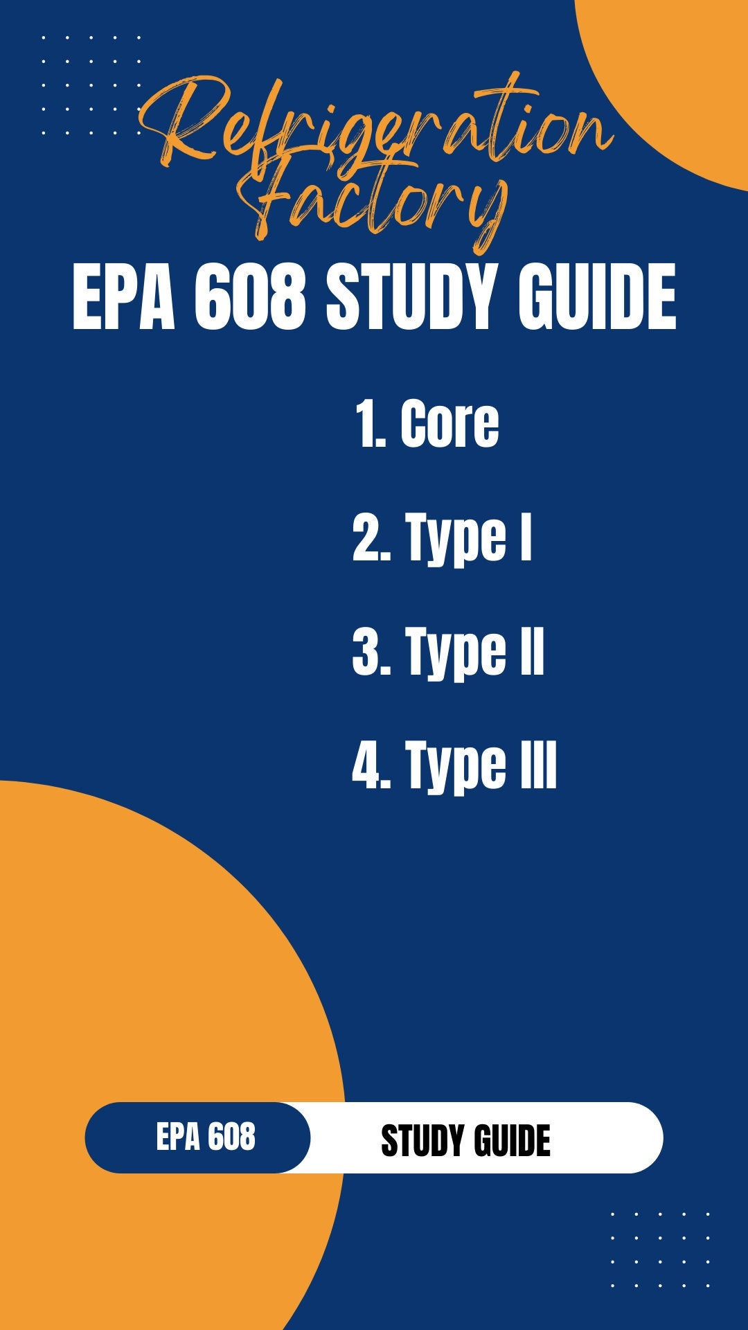 Universal Study Guide, EPA 608, Refrigeration - Etsy