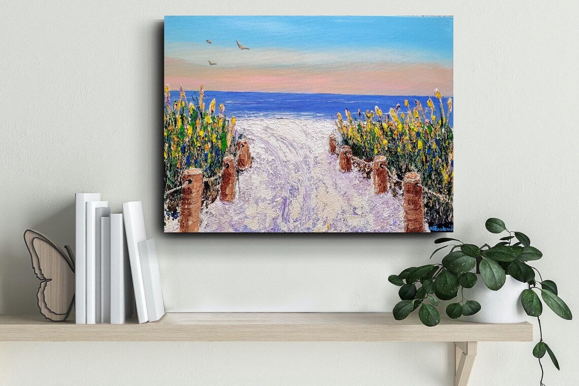 Sunset at the Beach - Etsy
