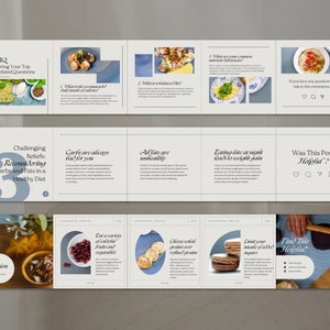 Nutrition Coach Aesthetic Instagram Post Templates, Dietician Social ...