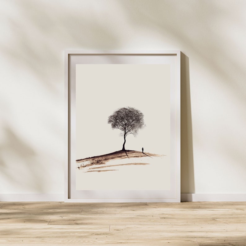 Adam and Forbidden Tree DIGITAL DOWNLOAD, Modern Jesus Bible Printable ...