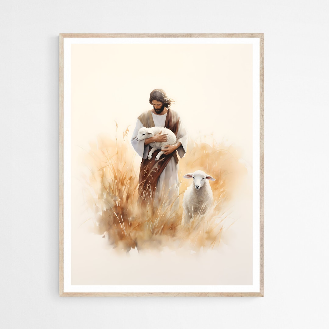 The Good Shepherd DIGITAL DOWNLOAD, Jesus and Lamb, the Journey Home ...