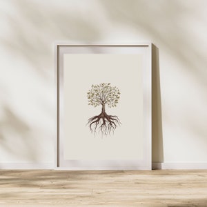 Rooted in Him Christ DIGITAL DOWNLOAD, Modern Jesus Bible Printable ...
