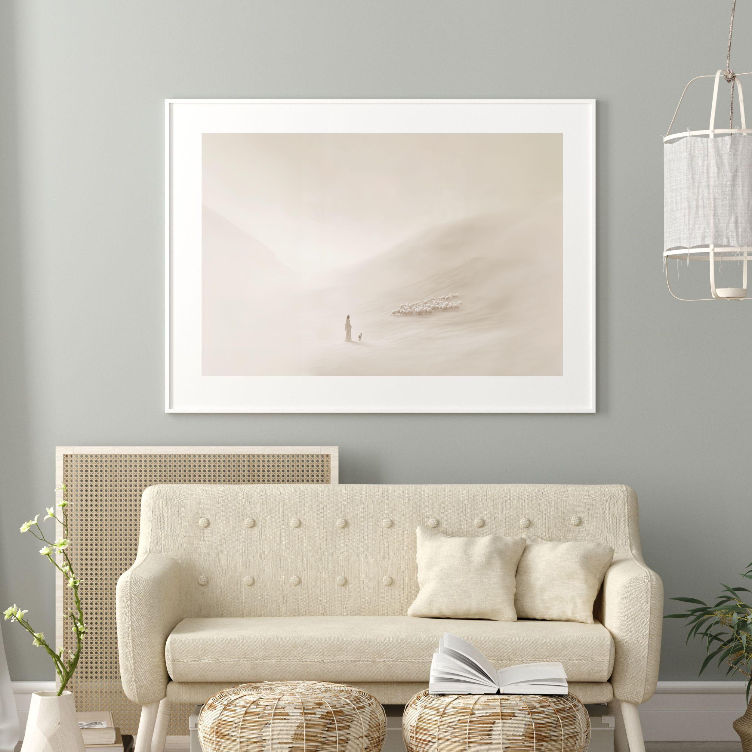 Faithful Shepherd, Jesus Leaves the 99 DIGITAL DOWNLOAD, Minimalist ...