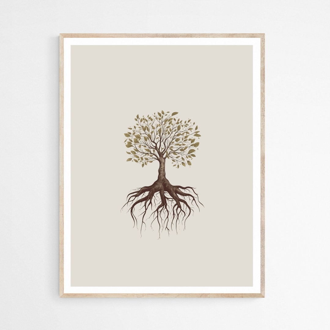 Rooted in Him Christ DIGITAL DOWNLOAD, Modern Jesus Bible Printable ...