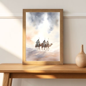 Nativity Scene Three Wise Men DIGITAL Download,christmas Printable Wall ...