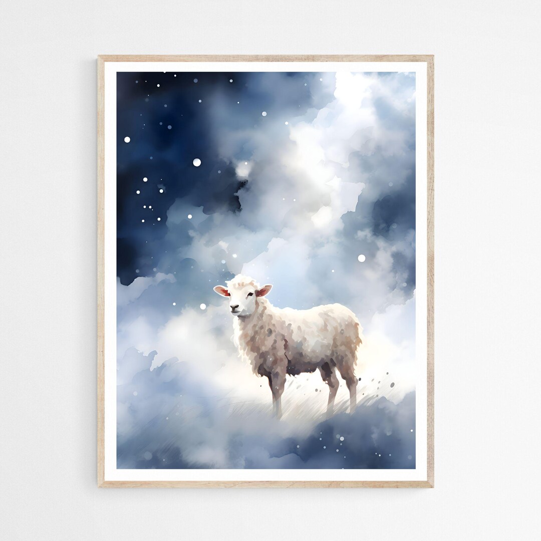 John 1:29 Behold the Lamb of God DIGITAL Download,nativity Scene ...