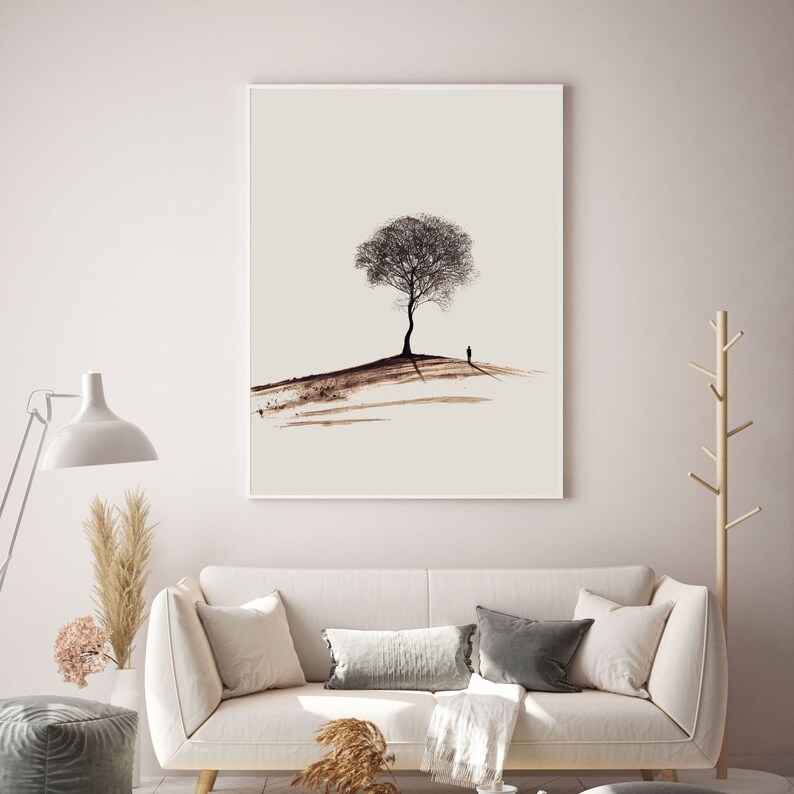 Adam and Forbidden Tree DIGITAL DOWNLOAD, Modern Jesus Bible Printable ...