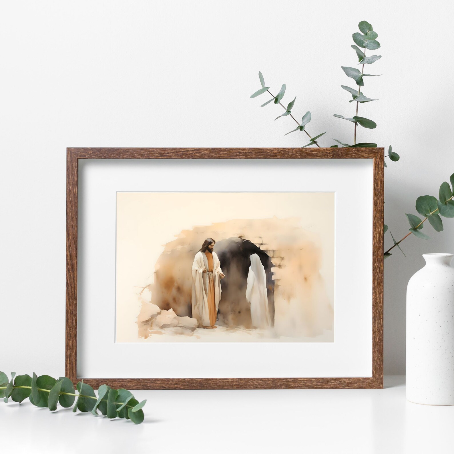 Jesus Appearing First to Mary DIGITAL DOWNLOAD, Jesus Printable Wall ...