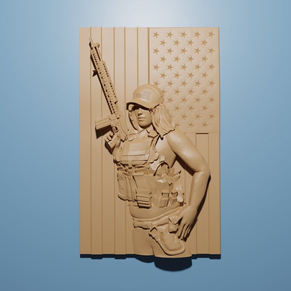 Soldier Stl File - Etsy