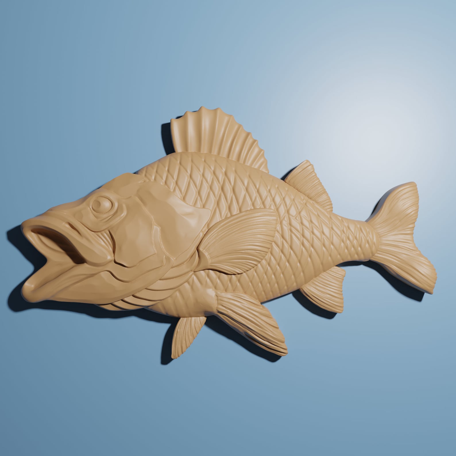 Vivid Fish STL Design File for CNC Vcarve & Aspire Compatible Ideal for ...