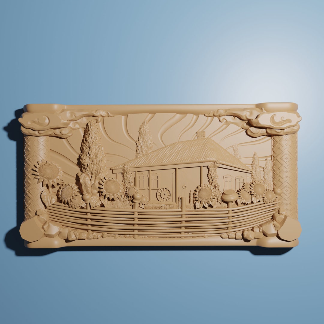 Rustic Farm STL Design File for CNC Vcarve & Aspire Compatible Perfect ...