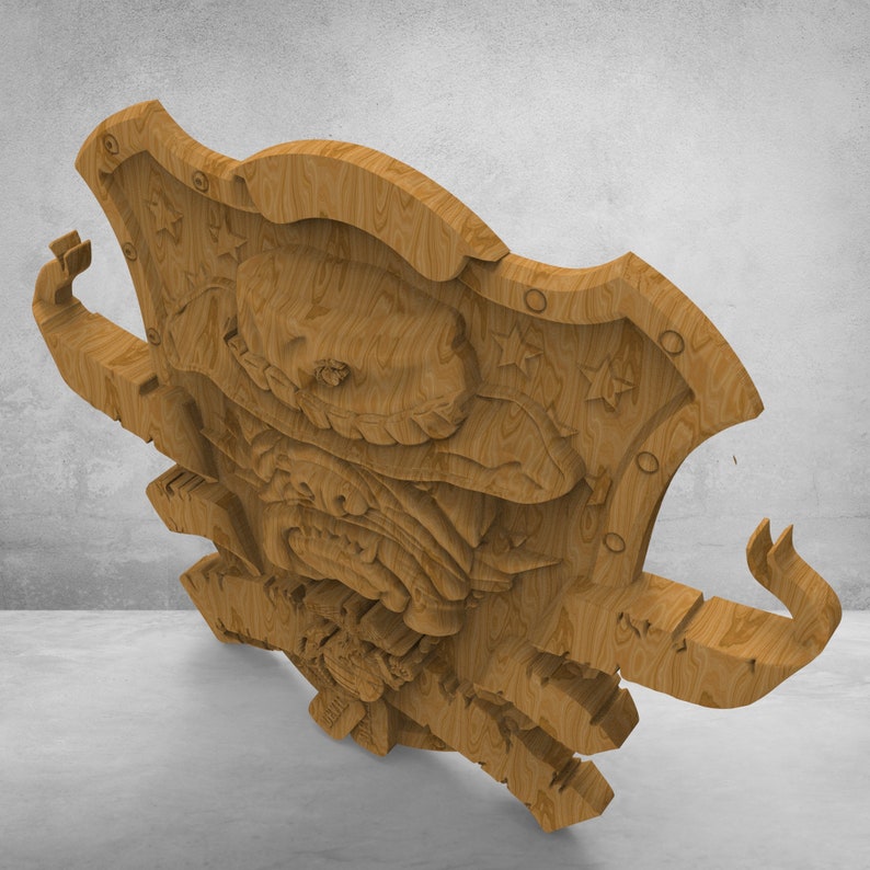 US Devil Dogs Relief Design STL File for CNC Machines Marine Corps Wall ...