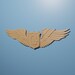 Glider Pilot Wings STL File, CNC Router Engraver Compatible, Soaring ...