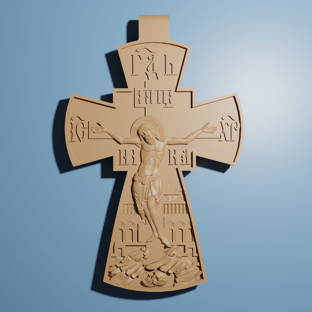 Elegant Cross STL Design File for CNC Vcarve & Aspire Compatible ...