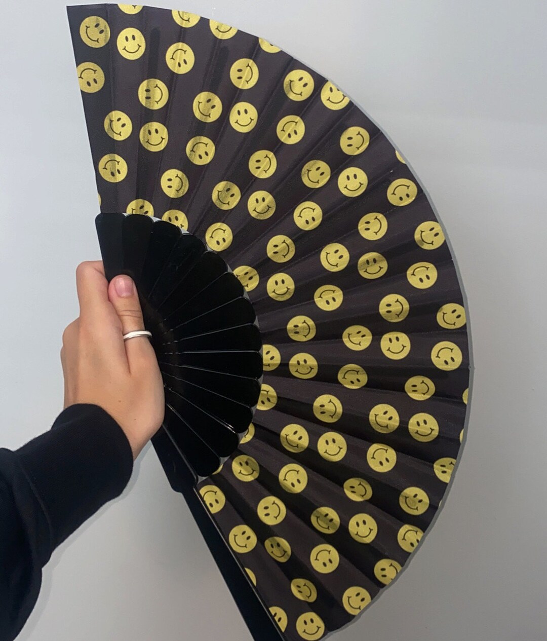 Smiley Face Rave Fan - Etsy