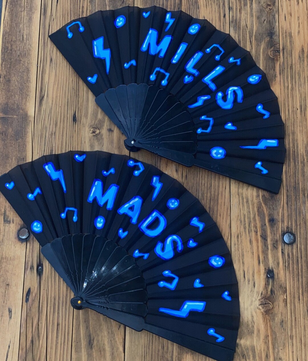 Customisable Painted Fan - Etsy
