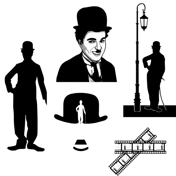 Charlie Chaplin - Etsy
