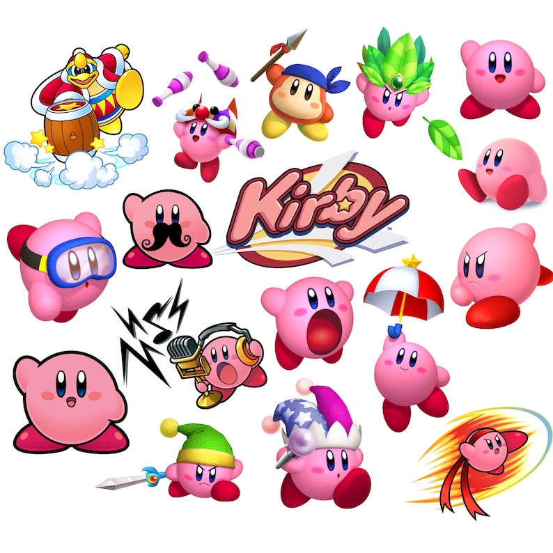 Paquete Kirby png imágenes prediseñadas de Kirby personajes - Etsy México Paquete Kirby png imágenes prediseñadas de Kirby personajes - Etsy México