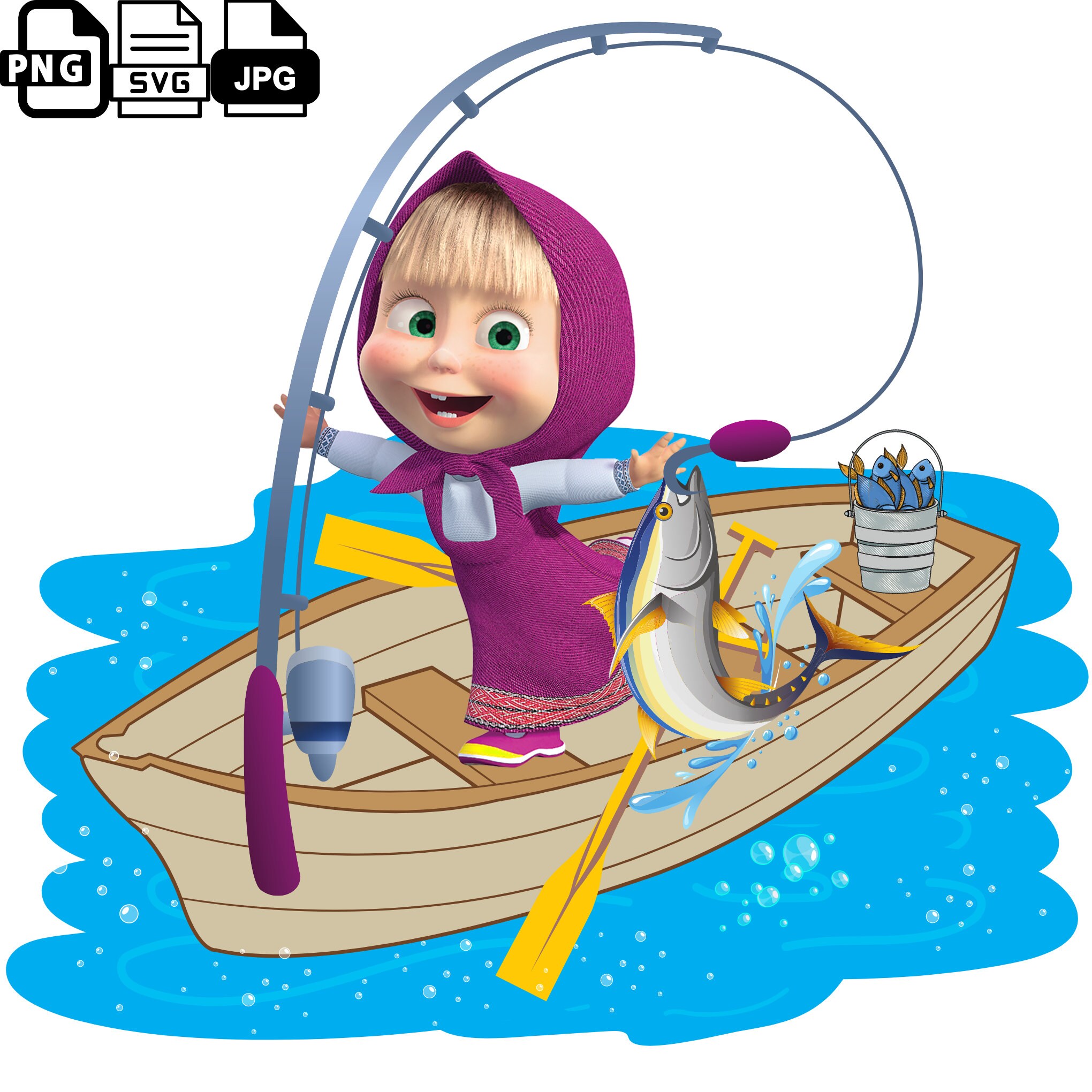Masha Svg Masha Png Masha and the Bear Cartoon Png Masha - Etsy Singapore