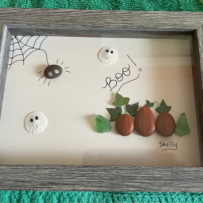 Halloween Pebble Art - Etsy