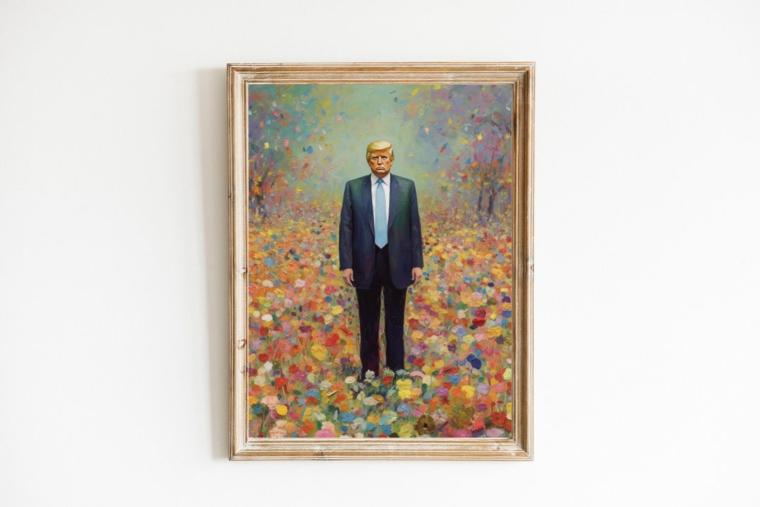 Donald Trump Wall Art, Monet Digital Print, Political Home Decor, Fall ...