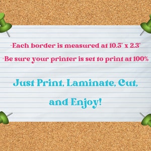 Printable Colorful Groovy Vintage Retro Bulletin Board Border,bring ...