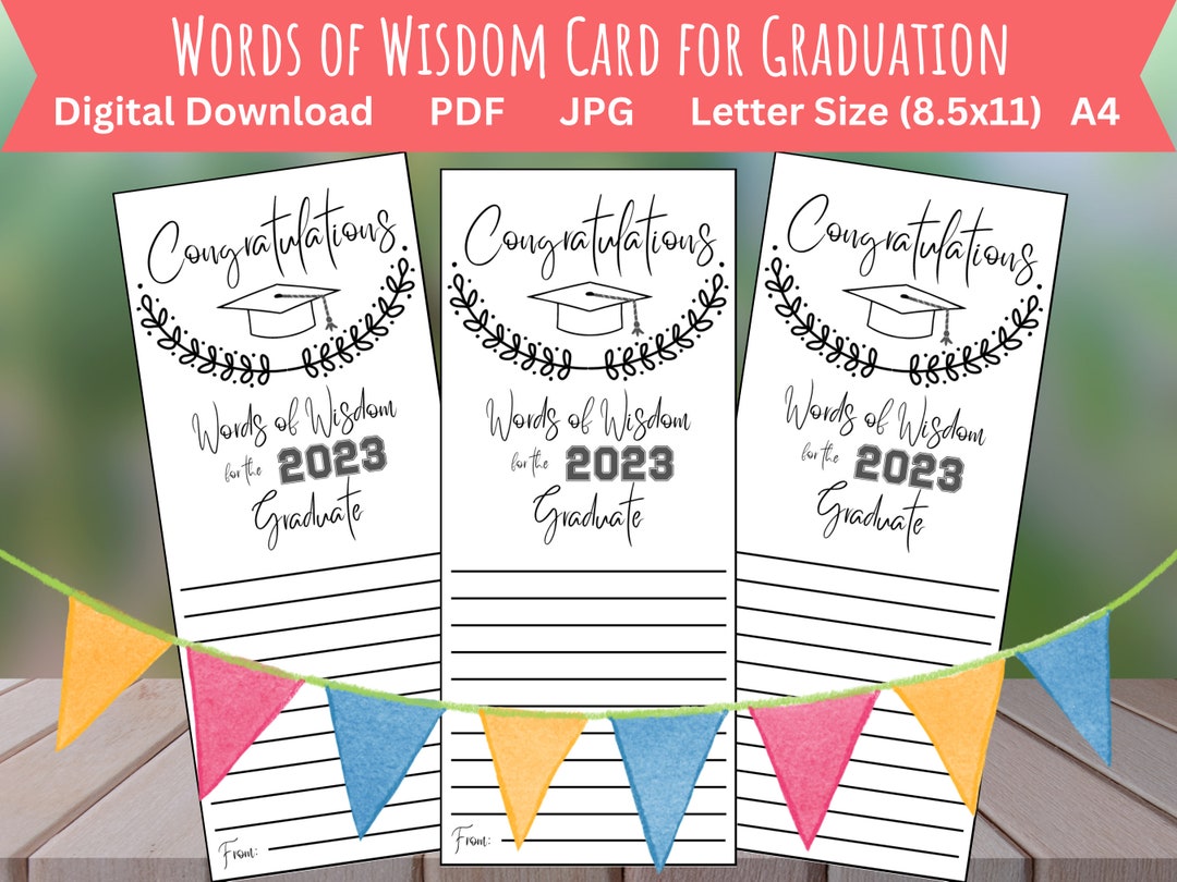 Graduation Wishes, Words of Wisdom for Graduate, Graduation Party ...