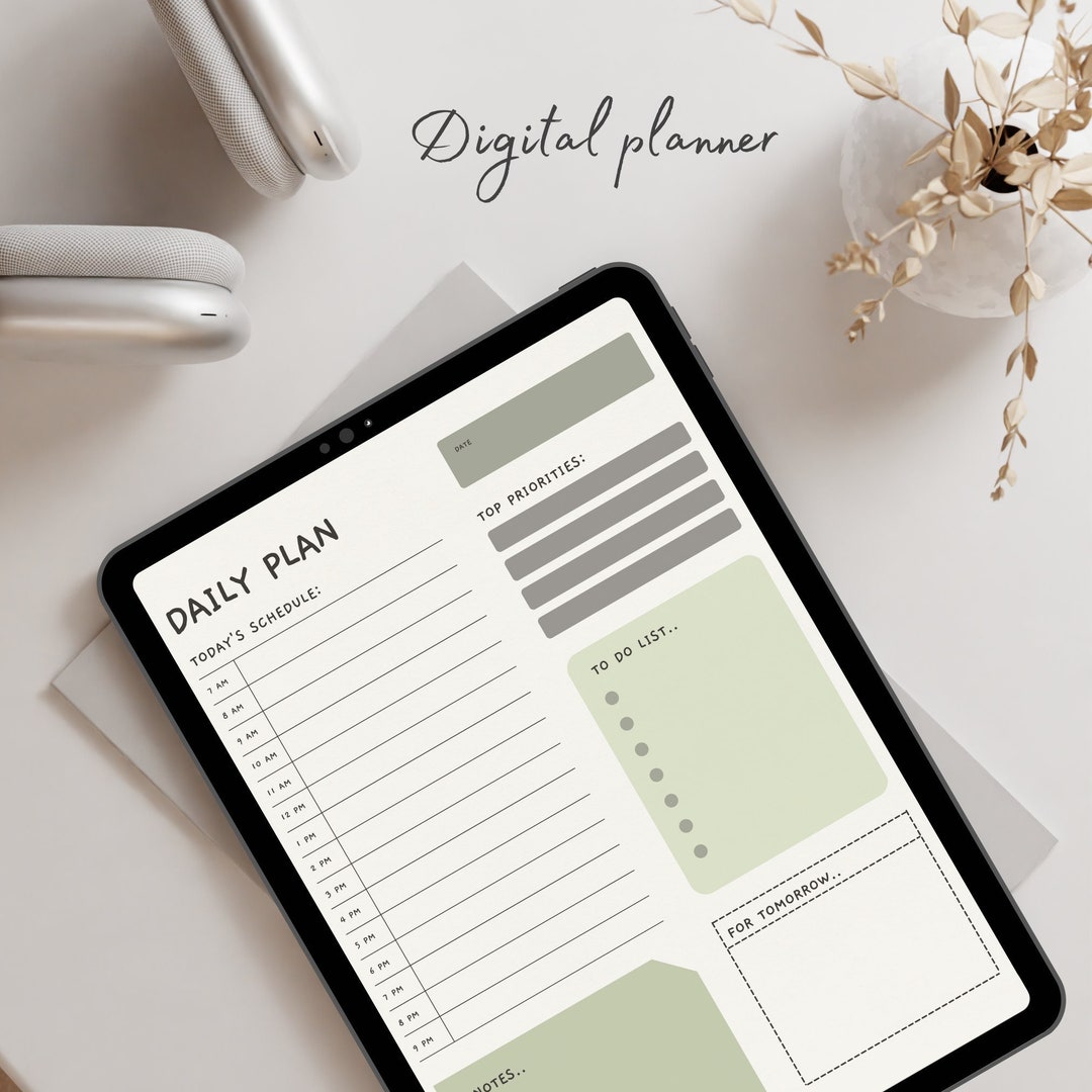 Simple Planner Digital Planner Goodnotes Planner iPad Planner Weekly ...