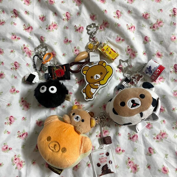 Rilakkuma Keychain - Etsy