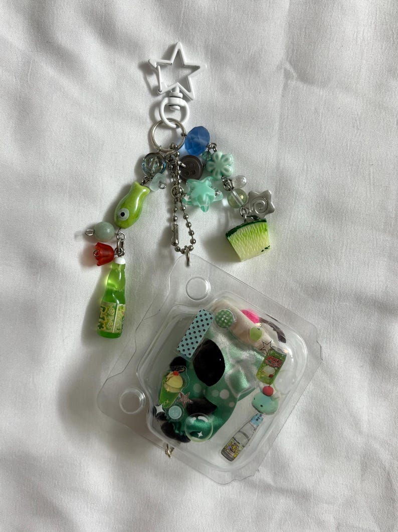 Calico Critters Beaded Keychain, Kawaii Trinket Cage Accessory - Etsy UK