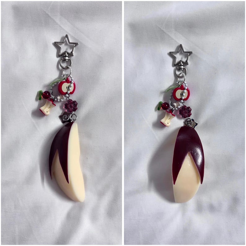 Japanese Trinket Beaded Keychains, Kawaii Trinket Accessory, Keyring ...