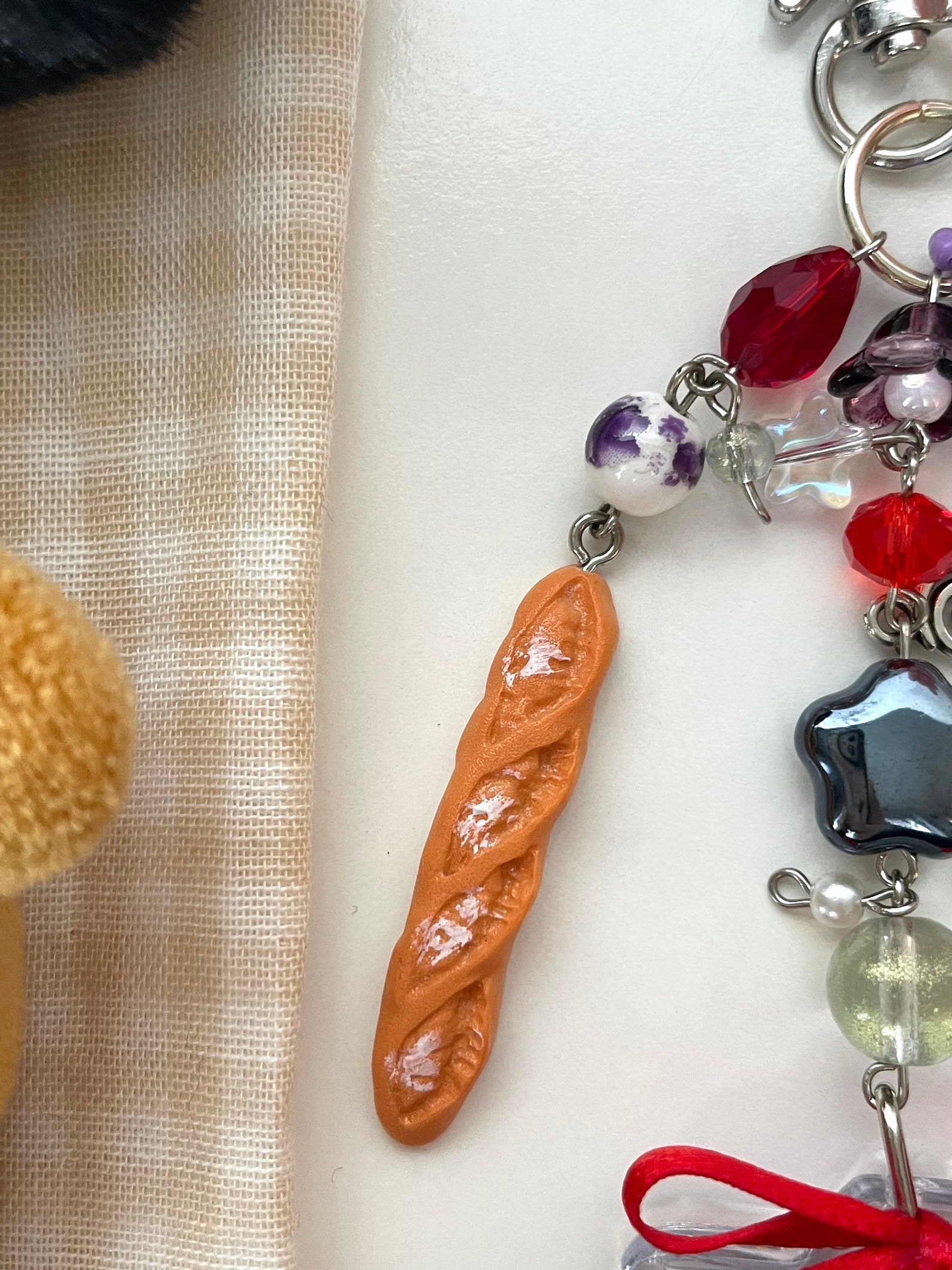 Kikis Delivery Service Beaded Keychain, Jiji, Accessories, Cute, Kawaii ...