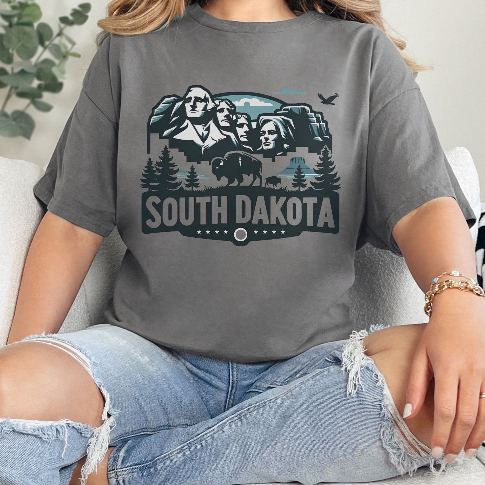 South Dakota Tshirt Mount Rushmore Gift South Dakota Shirt South Dakota ...