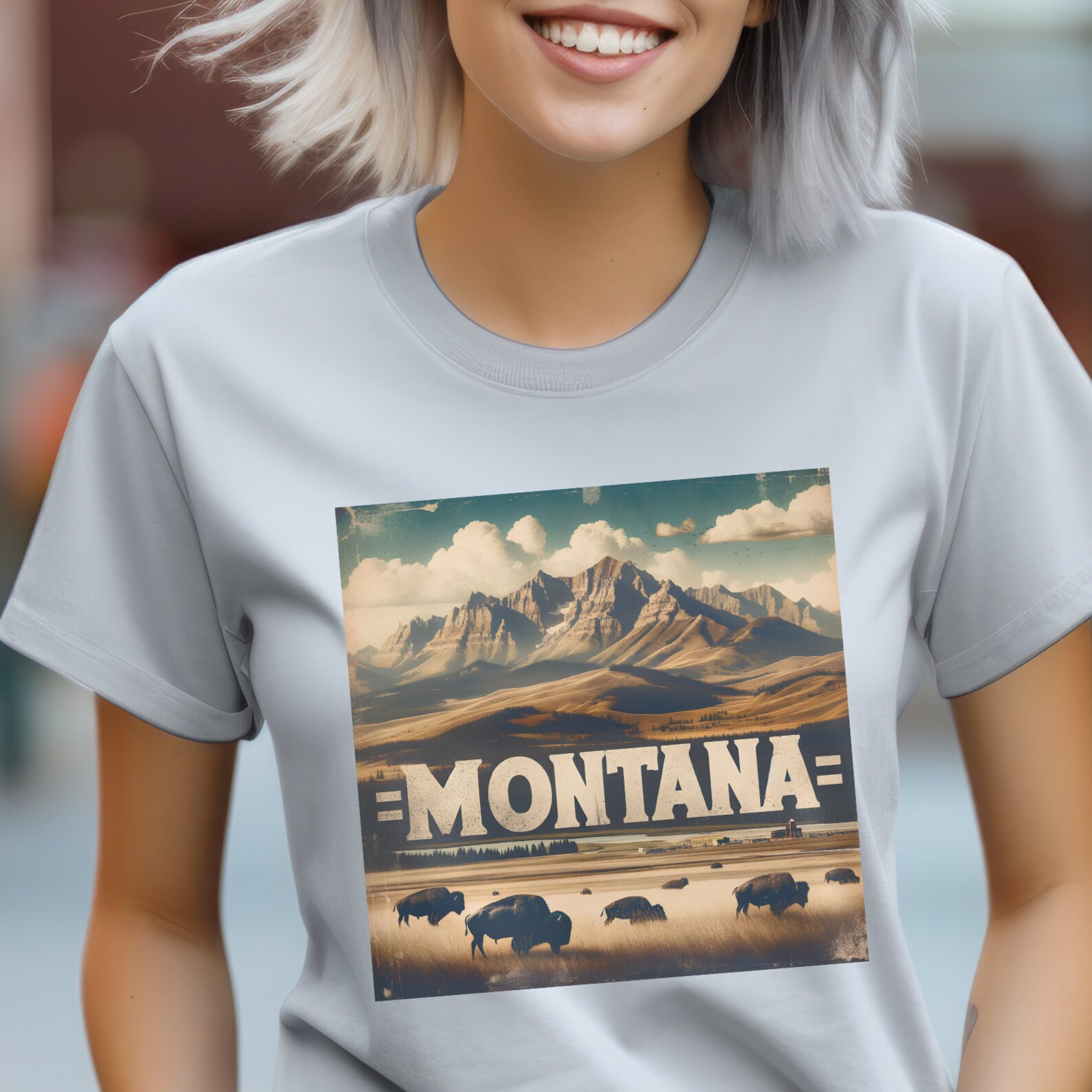 Montana Shirt Montana Gift Montana State Tshirt Montana Souvenir ...