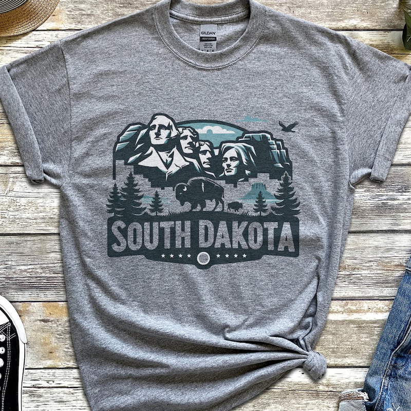 South Dakota T Shirt - Etsy