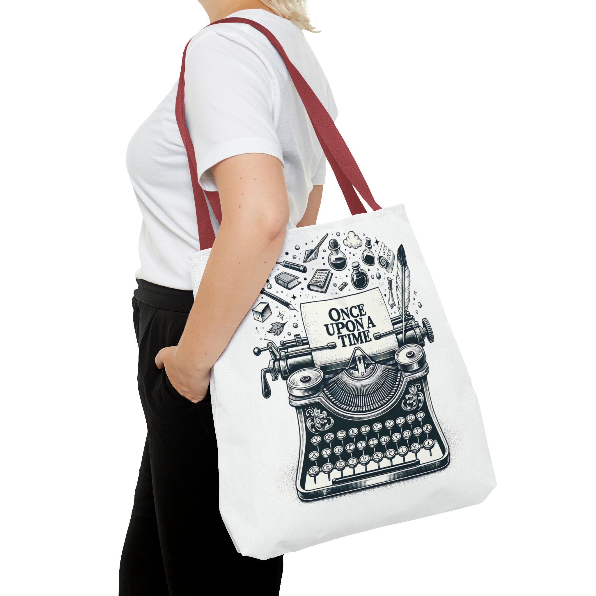Once Upon a Time Vintage Typewriter Tote Vintage-inspired Storytelling ...