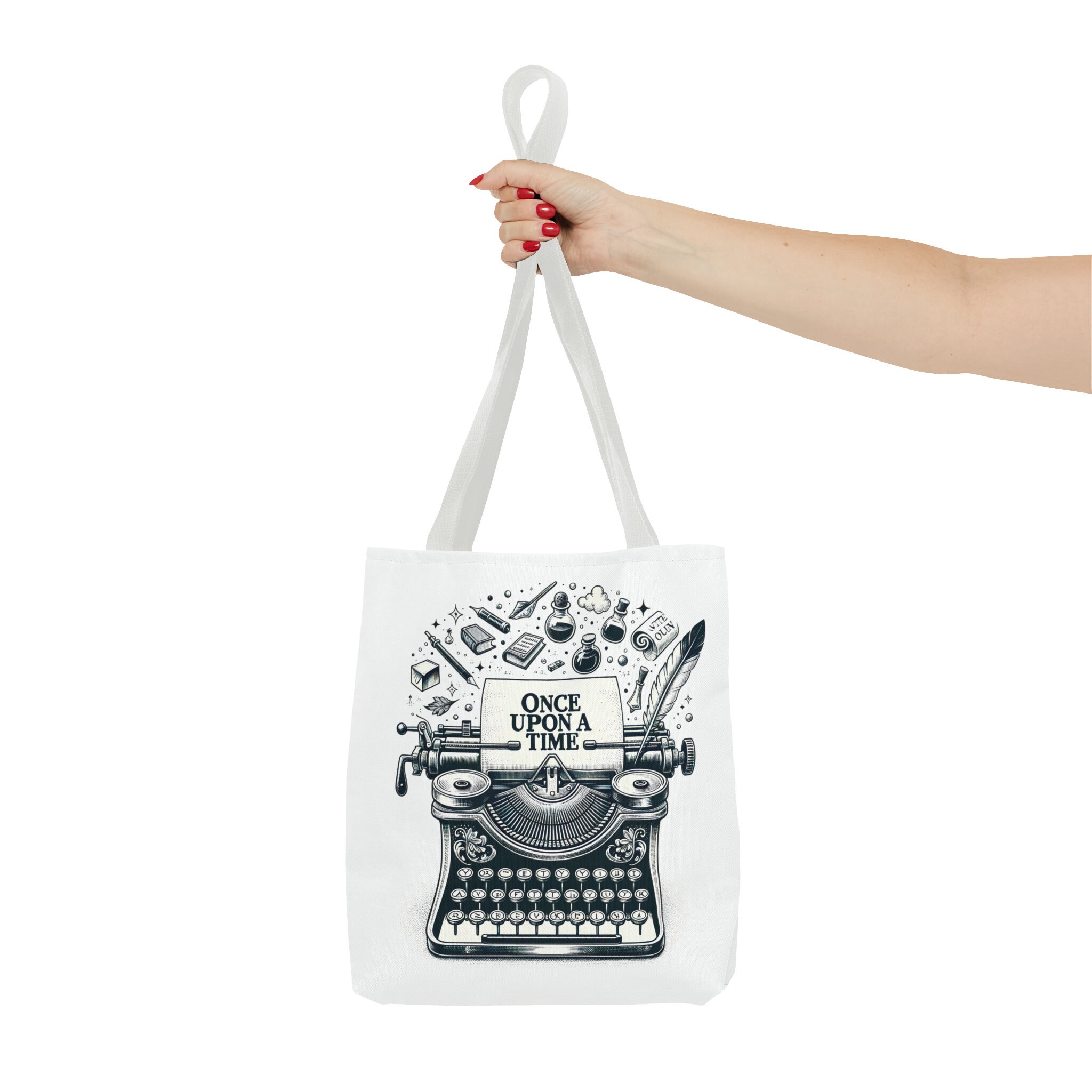 Once Upon a Time Vintage Typewriter Tote Vintage-inspired Storytelling ...