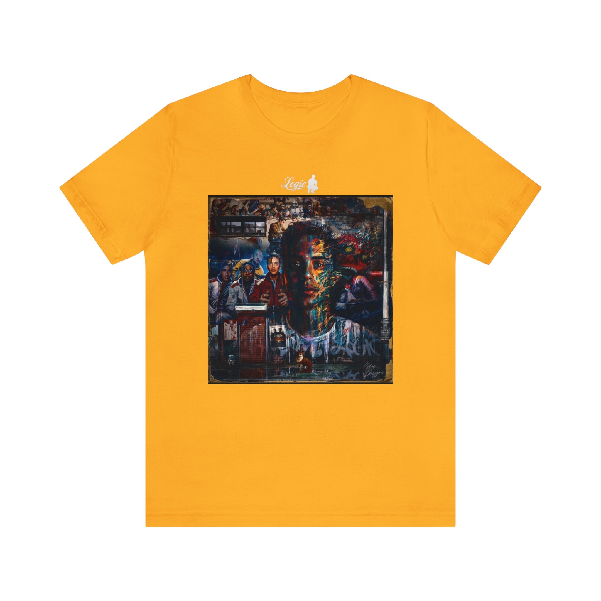 Unisex Short Sleeve Tee With Logic Album Collage - Etsy