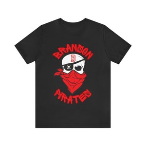 Branson Pirates - Skull -unisex Short Sleeve Tee - Etsy