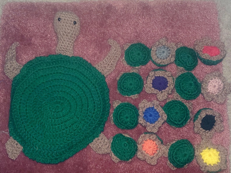Memory Game Turtle - Etsy