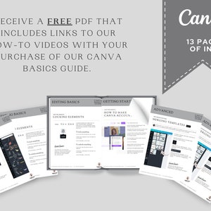 Canva Basics Guide I How to Use Canva I Getting Started With Canva I Canva How-to Guide for ...