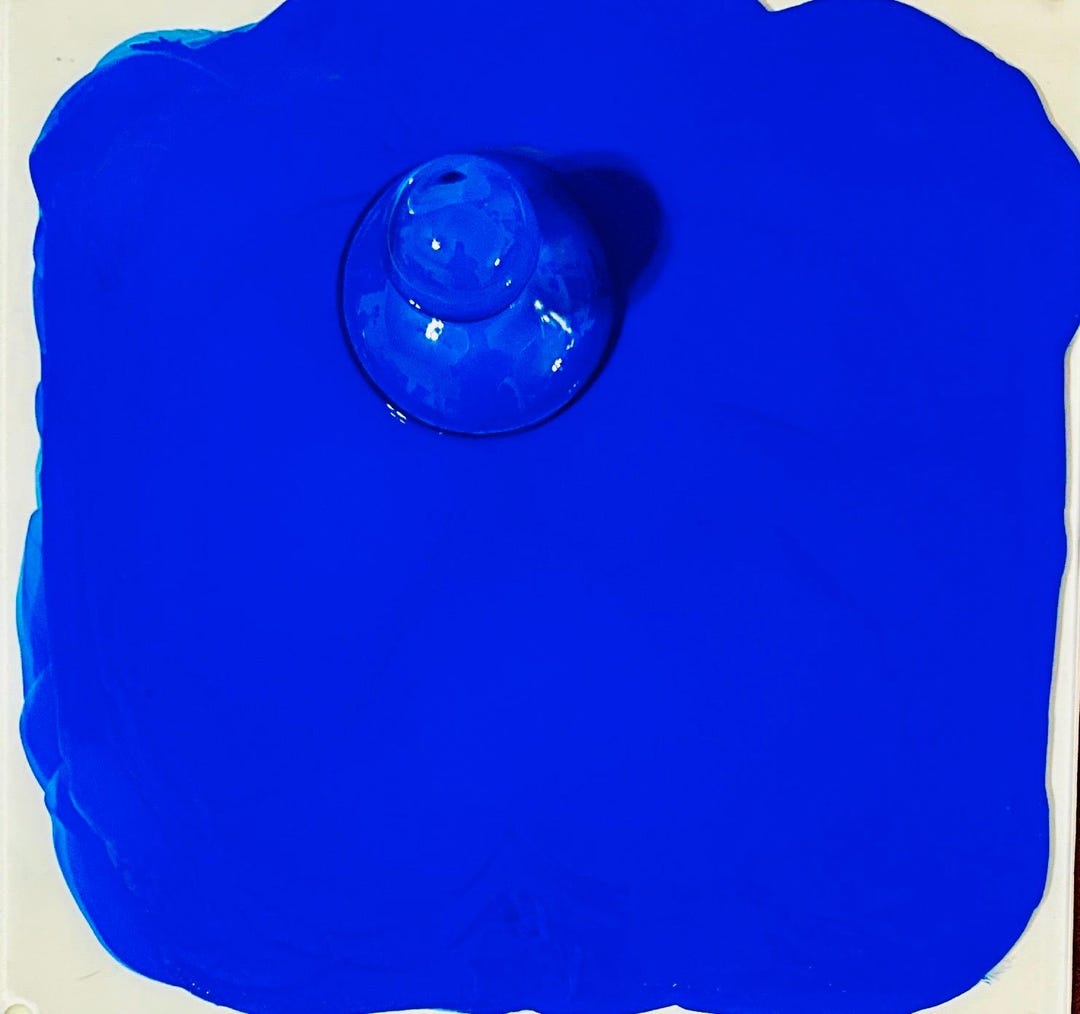 Color No. 208 • Fluorescent Neon Blue, Handmade Watercolor Paint - Etsy