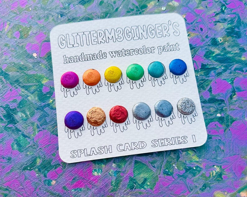 Splash Card Series 1 Dot Card - Etsy